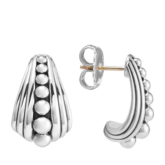 LAGOS | Jewelry | Authentic Lagos Silver Caviar Earrings | Poshmark